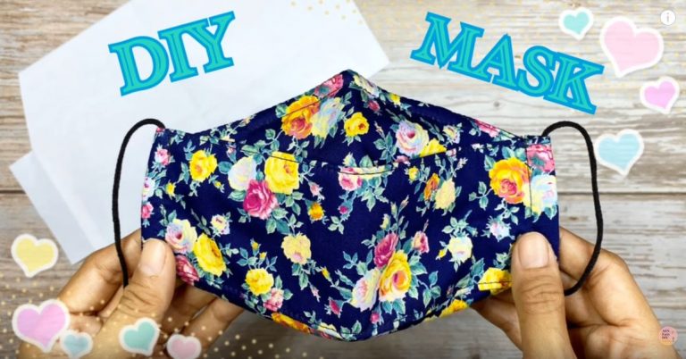 DIY 3D Face Mask 3 Layers Easy Pattern and Sewing Breathable Mask - AON ...