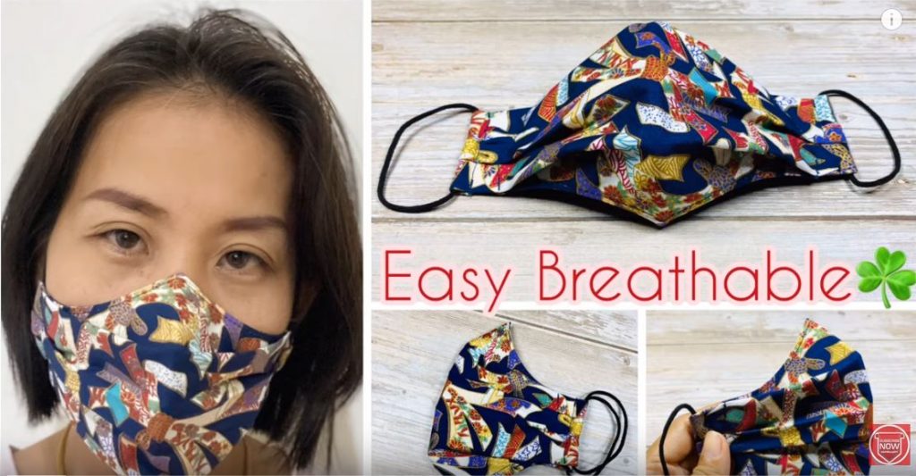 New Design Breathable Mask with Filter Pocket - AON Easy DIY