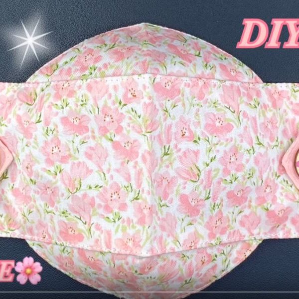 New Design DIY FACE MASK 2 TONE with HANGING STRAP Face Mask Sewing ...