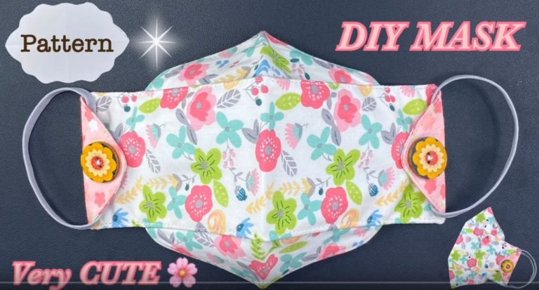 Perfect 3D Face Mask Best Fit Super Comfortable with Pattern - AON Easy DIY