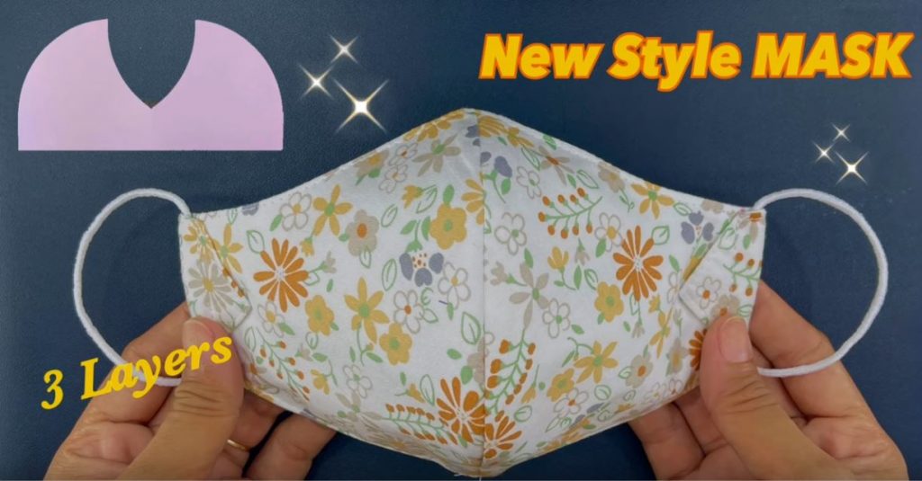 New style MASK 3 Layers BEST FIT Face Mask Sewing Tutorial Breathable ...