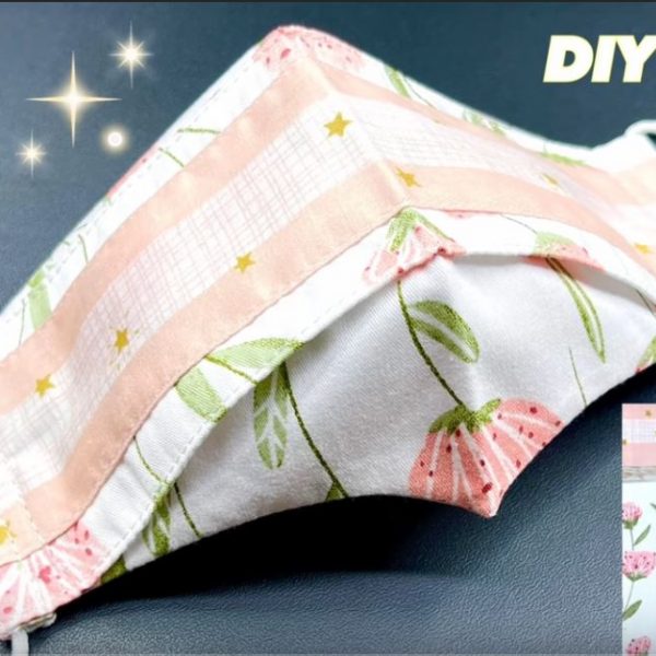 NEW MASK DESIGN 3 Layers How to Make MASK AT HOME Cloth Face Mask Cute ...