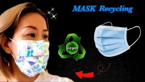 DIY Recycling MASK Make Mask using Disposable Mask! RECYCLE Nose Wire ...