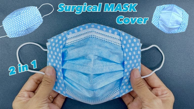 DIY Easy Fabric Surgical Mask Cover 2 in 1 - AON Easy DIY