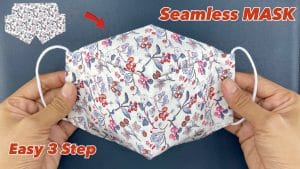 NEW Design Face Mask Seamless MASK Easy 3 Step Face Mask Sewing ...