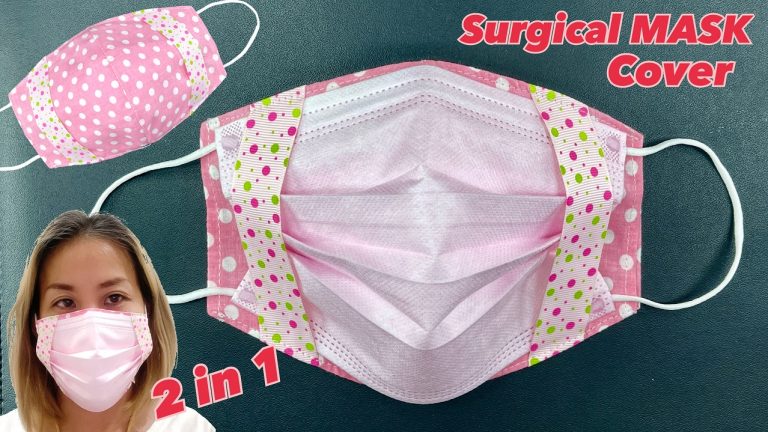 DIY Very Easy Surgical Mask Cover 2 in 1 How to Medical Mask Cover More ...