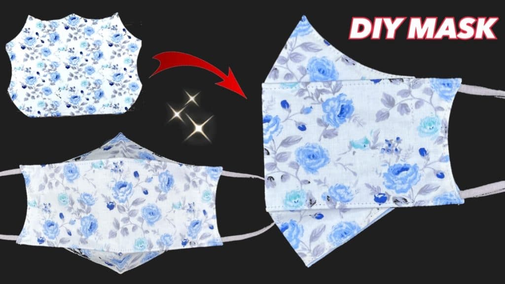 New Style !! DIY Face Mask | Breathable 3D Face Mask Sewing Tutorial at ...