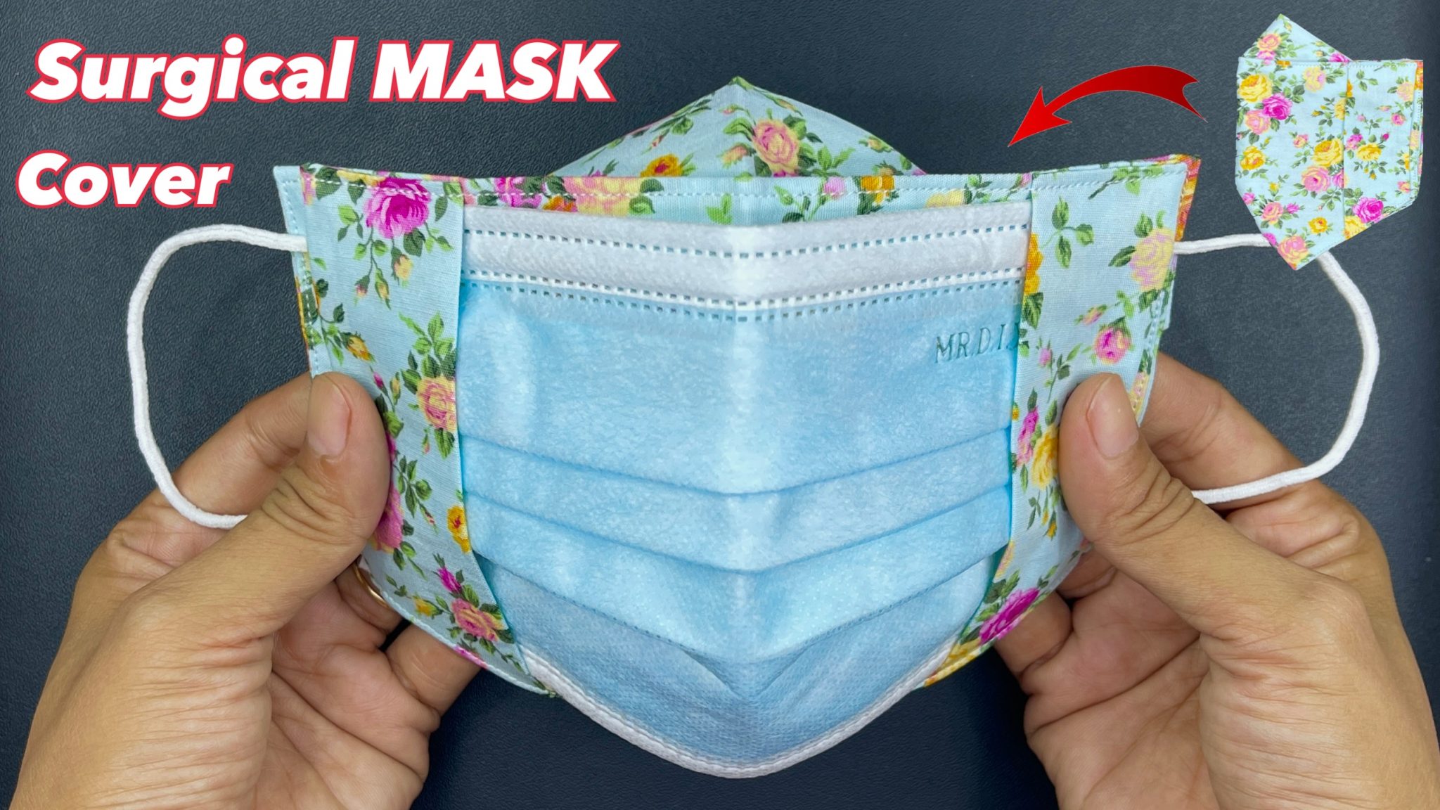 DIY Surgical MASK Cover | How to Make Medical Face Mask at Home ...