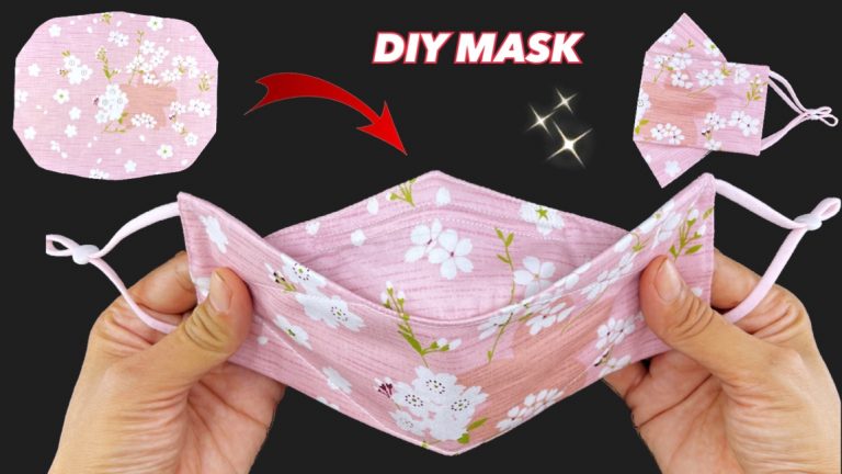 New Style Beautiful 3D Mask KF94 DIY Breathable Face Mask Easy Pattern ...