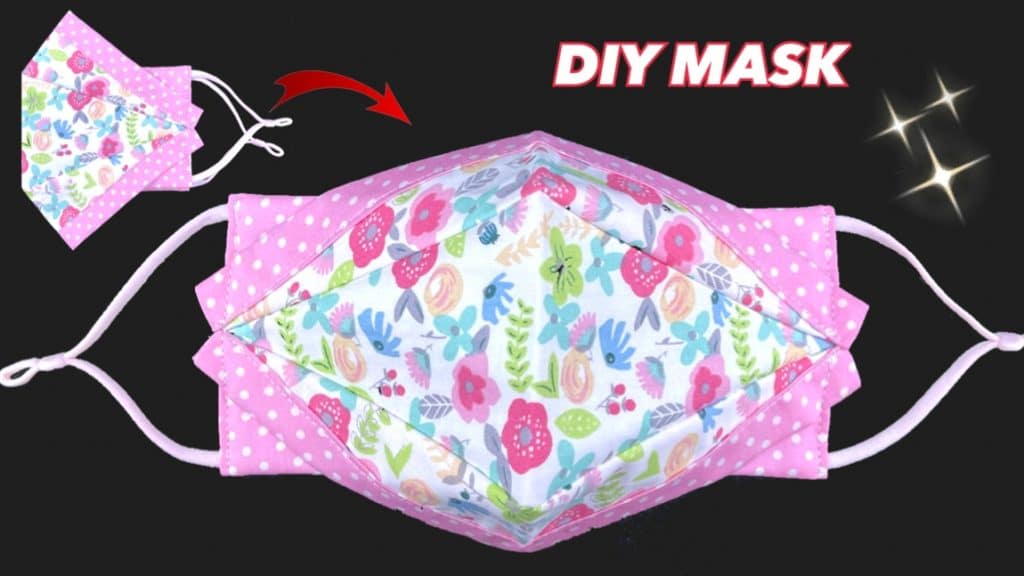 DIY Face Mask NEW Design Breathable Face Mask Easy Pattern Sewing ...