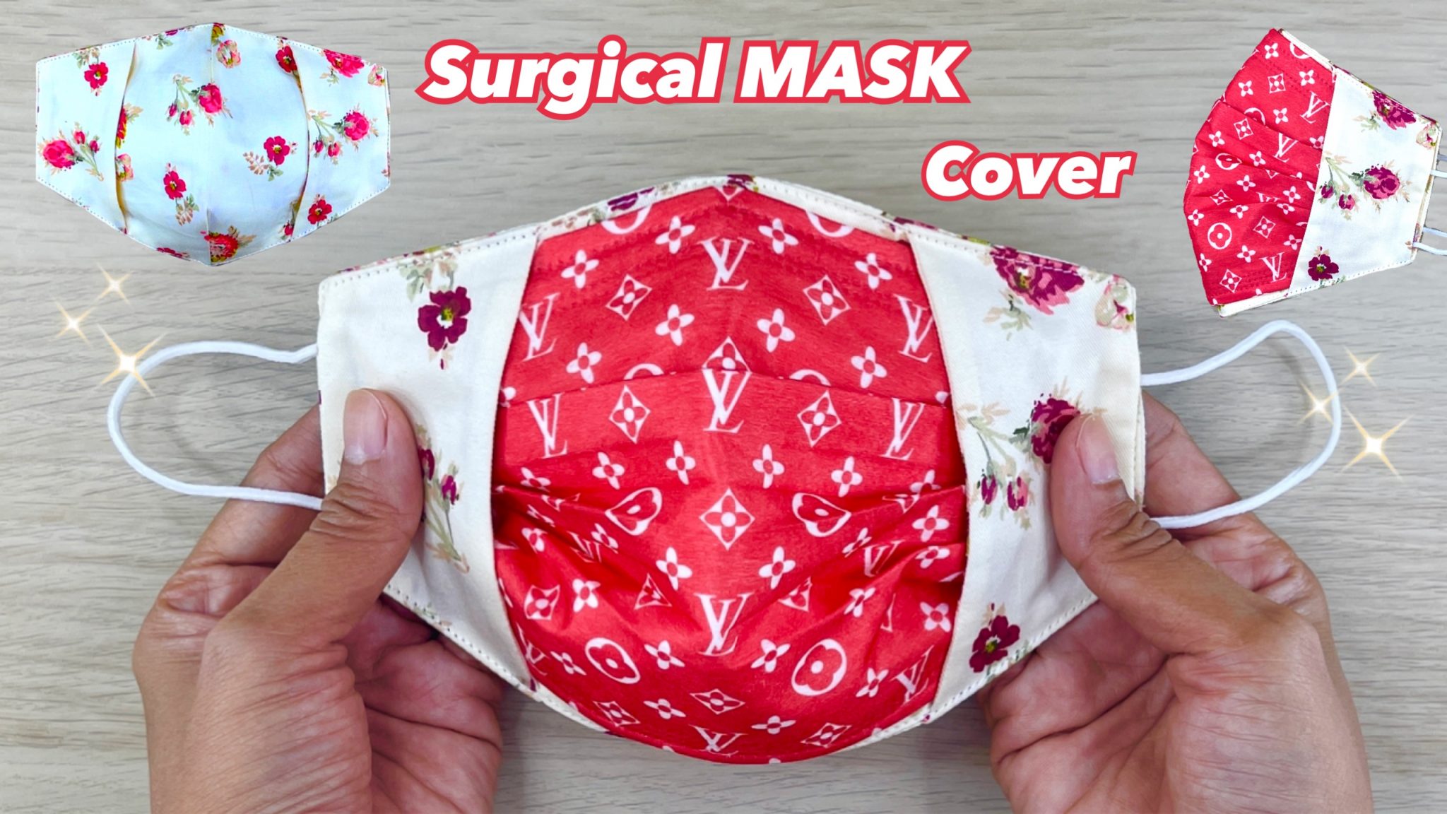 DIY Easy Fabric Surgical MASK Cover How to Make Medical Face Mask at ...